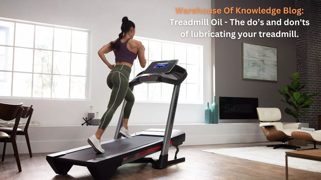Treadmill Oil - The do’s and don'ts – Fitness Warehouse Australia